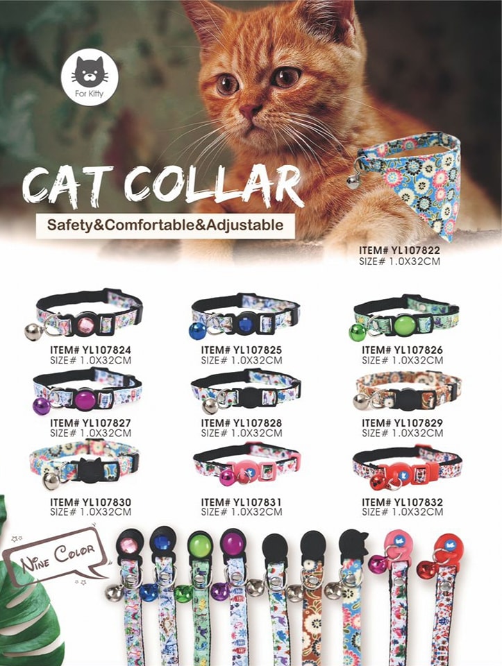 Naomi cat collar with a Bell Trixie – Happet