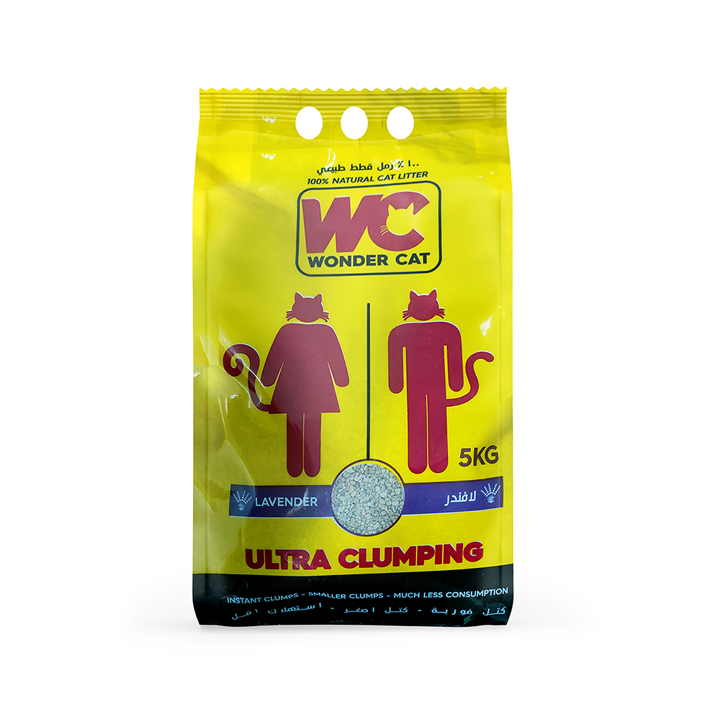 Wonder Cat Ultra Clumping Lavender Cat Litter 5 Kg – Happet