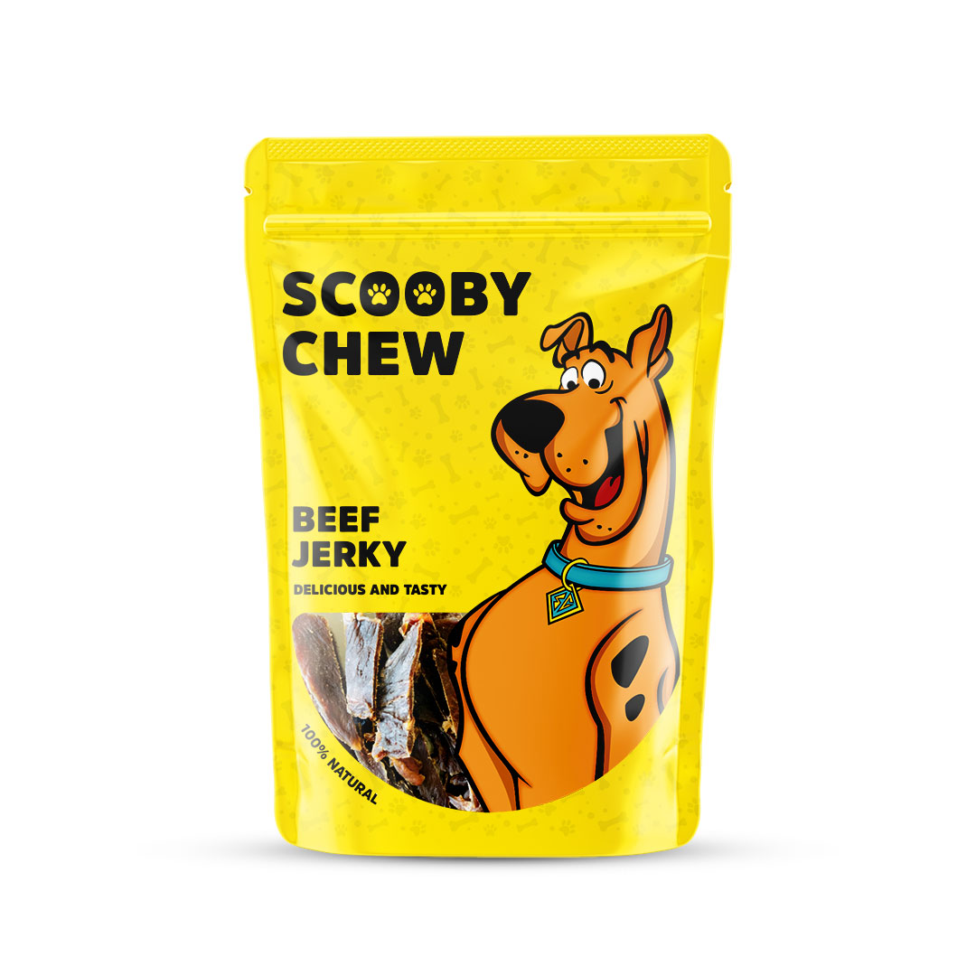 Scooby Chew Beef Jerky 120g + Extra 30g Free – Happet