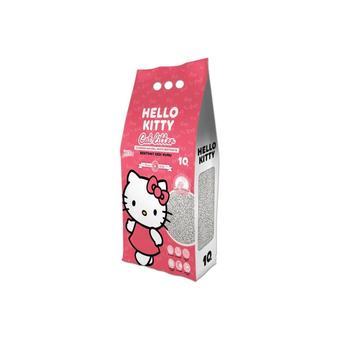 Hello Kitty Clumping Cat Litter Baby Powder 10L – Happet