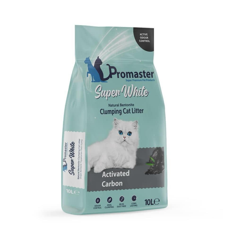 Promaster Clumping Cat Litter Activated Carbon 10 L – Happet