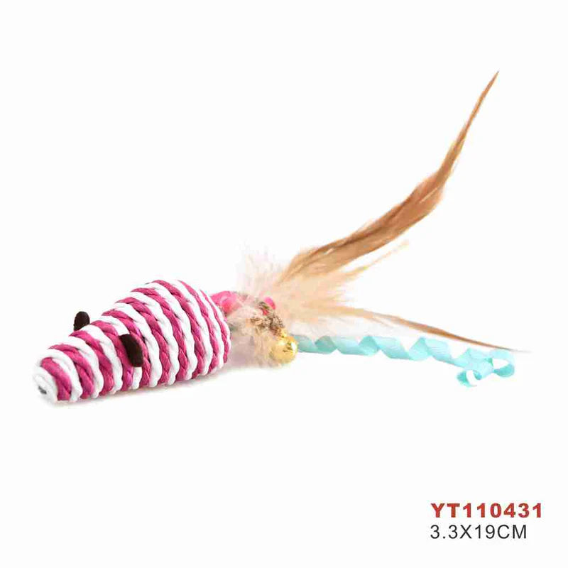 Naomi Cat Scratching Mouse With Bell – Happet