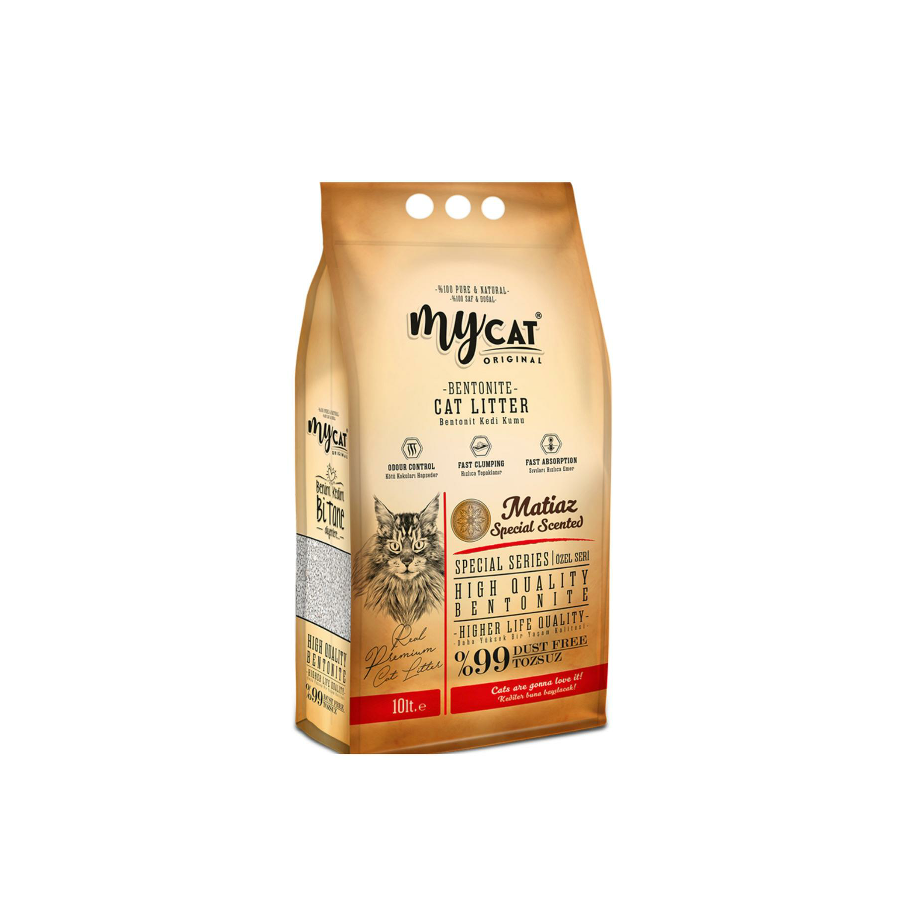 My Cat Clumping litter Special 10 ltr for sensitive cats – Happet