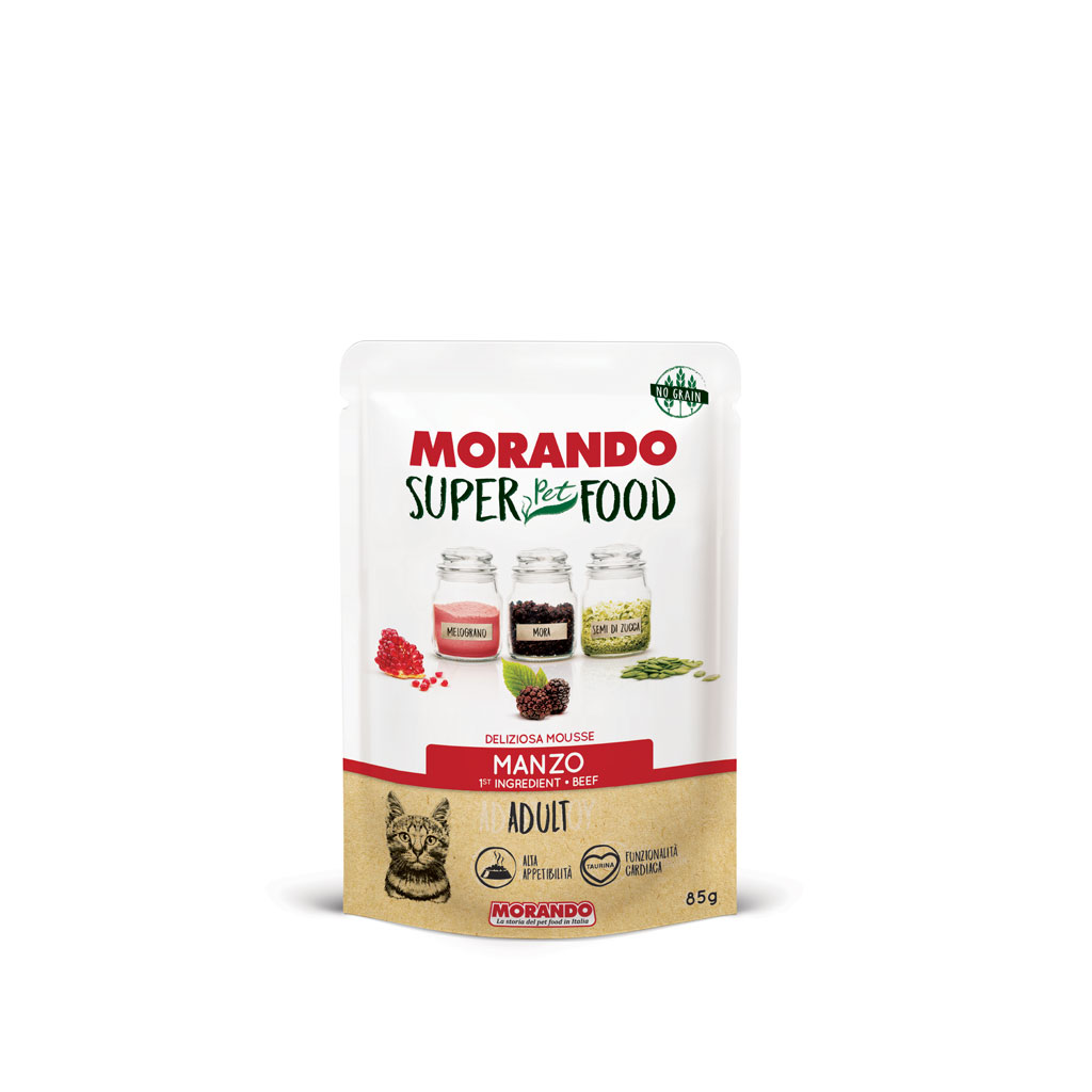 Morando Super Pet Food cat With Beef 85 g – Happet