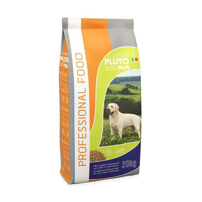 Pluto Italian Dog Food Plus 20 kg – Happet