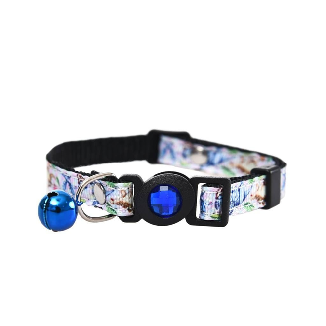 Naomi Cat Diamond Collar with Bell – Happet