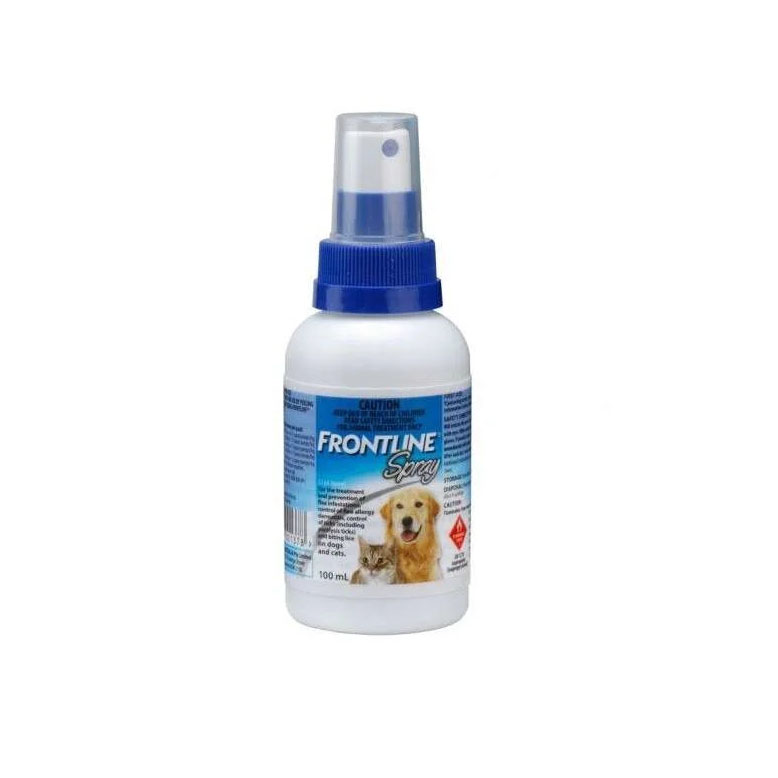 Frontline Fleas & Ticks Spray for dogs and cats 100ml – Happet