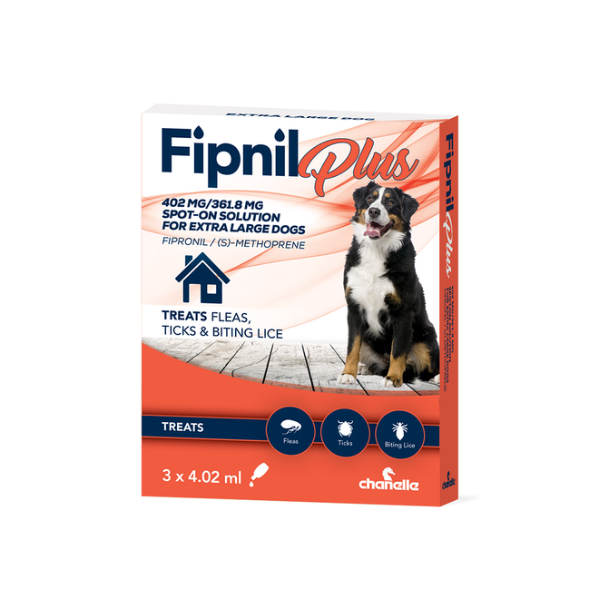 Fipnil Plus Spot-On Solution for Extra Large Dogs x 1 Pipette – Happet
