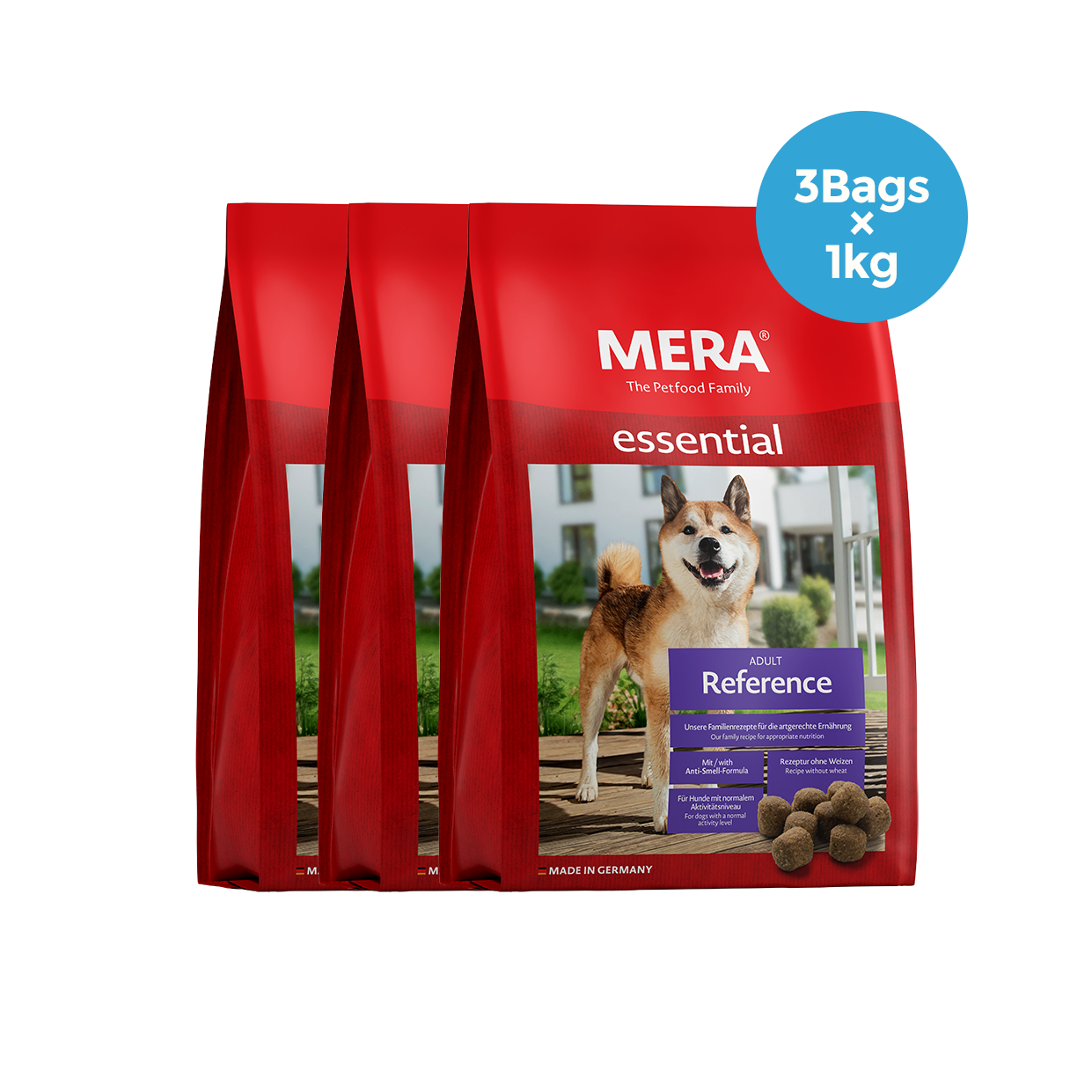 MERA essential Reference Adult Dog Dry Food 3 Kg – Happet