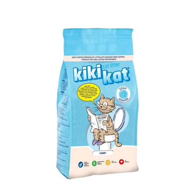 KIKI KAT CAT LITTER 5 LT (CLEANY) – Happet