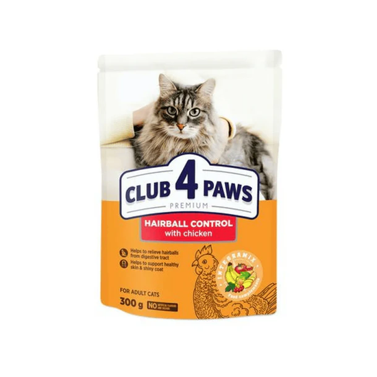 Club 4 Paws Hairball Control Cat Dry Food Chicken – Happet